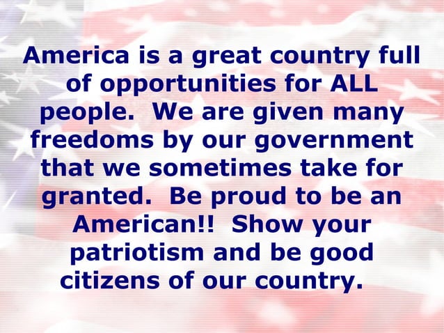 Patriotism (social studies) | PPT