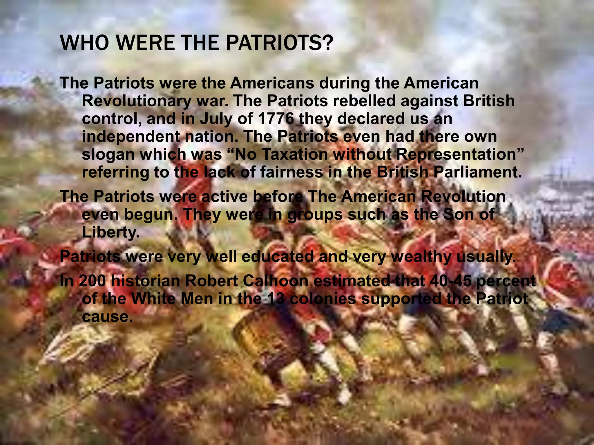 Patriots | PPT