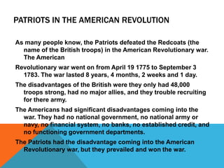 Patriots | PPTX