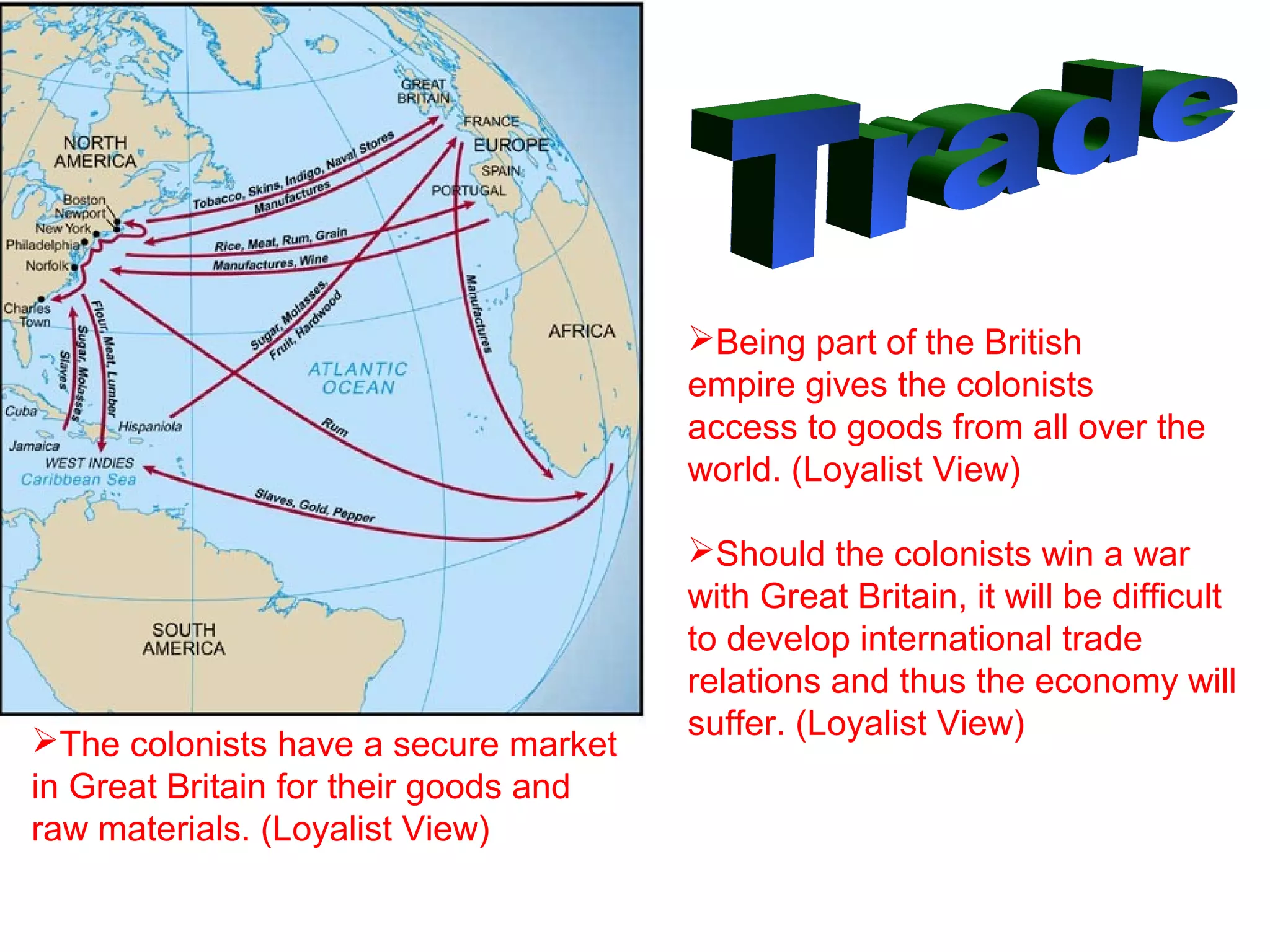 Patriots loyalists powerpoint 2 | PPT
