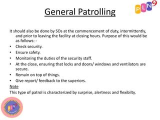 Patrolling | PPTX