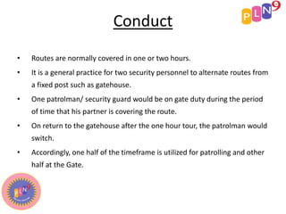 Patrolling | PPTX