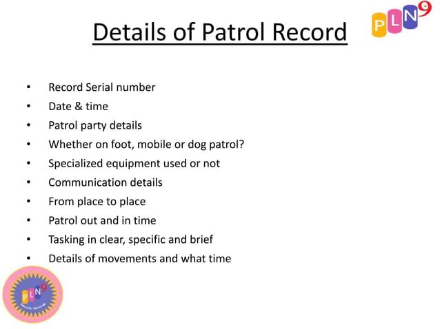 Patrolling | PPTX | Home Security | Home & Garden