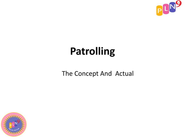 Patrolling | PPTX | Home Security | Home & Garden