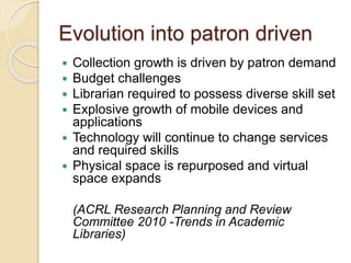 Patron driven acquisition | PPTX