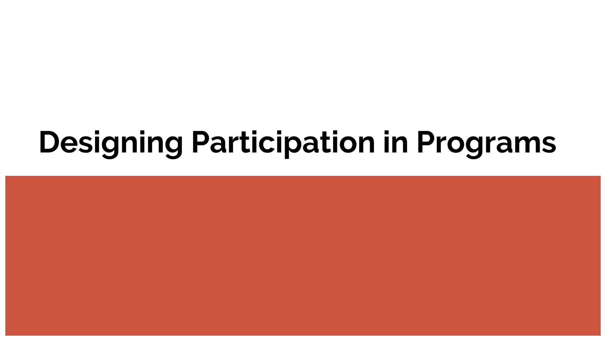 Patron-Driven Programming: Creating a Culture of Participatory Learning in Libraries Part 1 ...