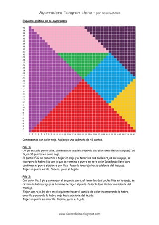 Patron agarradera tangram crochet | PDF