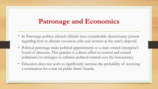 Patronage and Good Governance 5.pptx pptc | PPTX