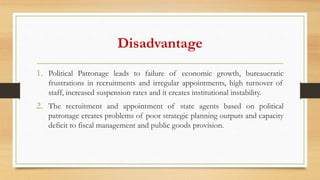 Patronage and Good Governance 5.pptx pptc | PPTX