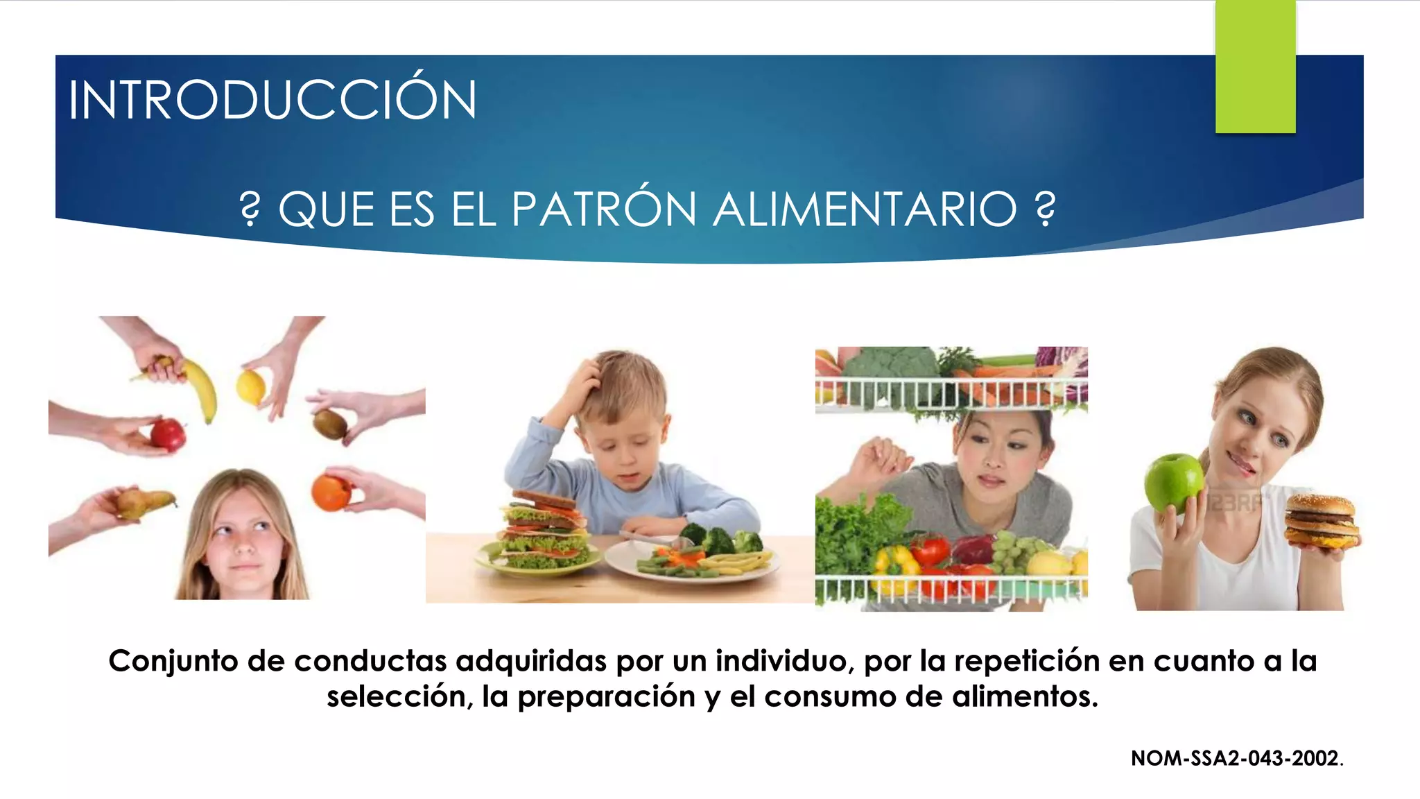 Patrón alimentario en jóvenes universitarios como factor de riesgo para ...