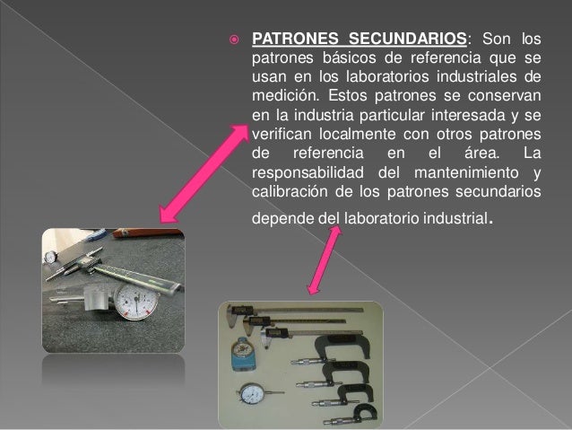 PATRONES DE MEDICION.