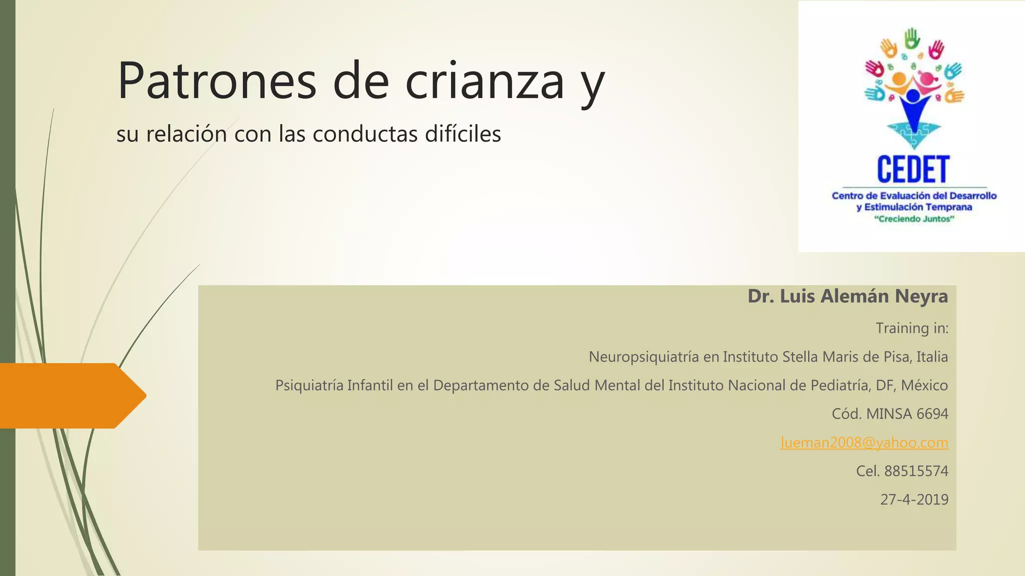 Patrones de crianza.pptx dr aleman | PPTX