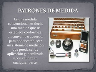 Patrones de medida | PPTX