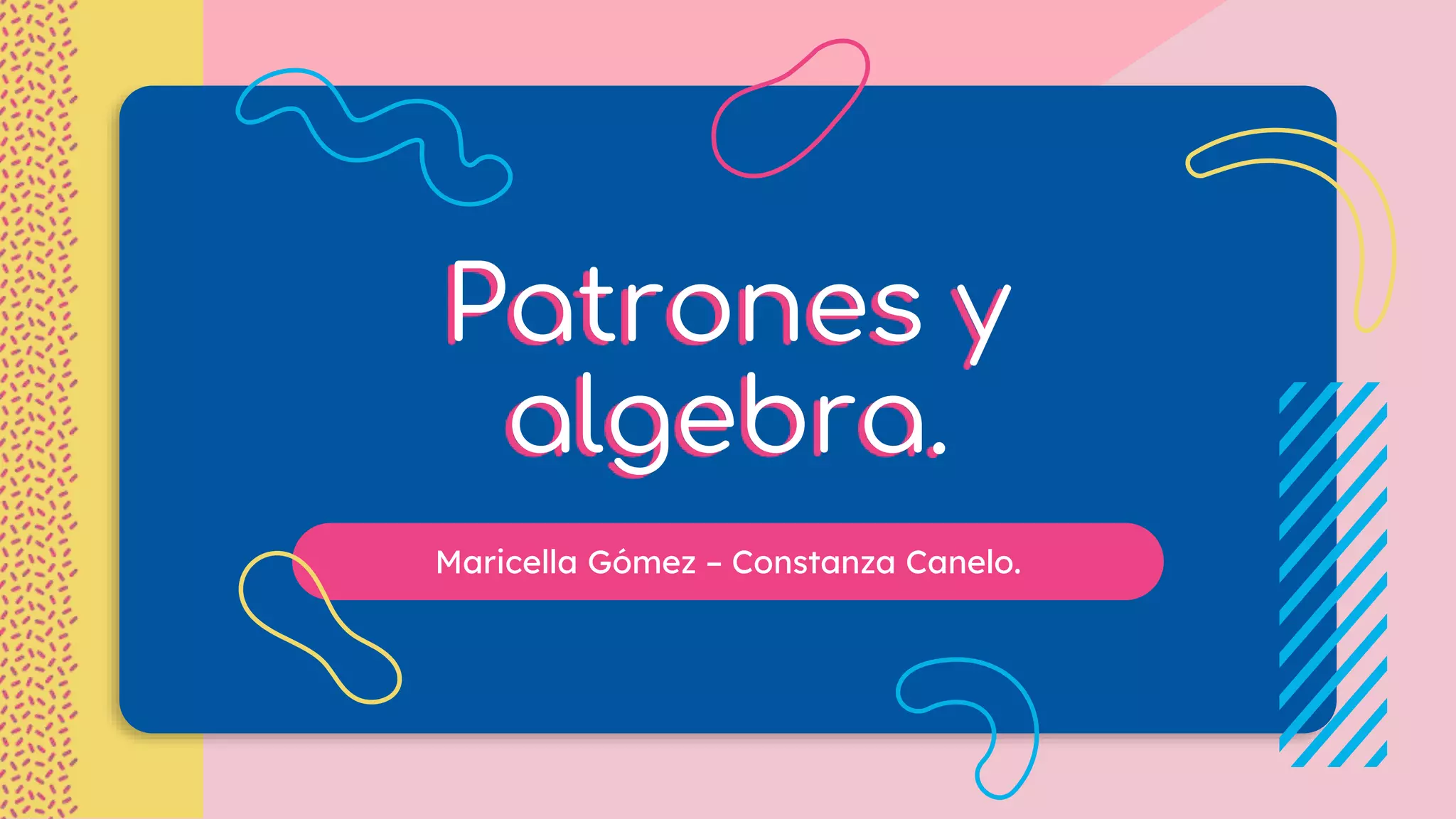 Patrones Y Algebra Pptx