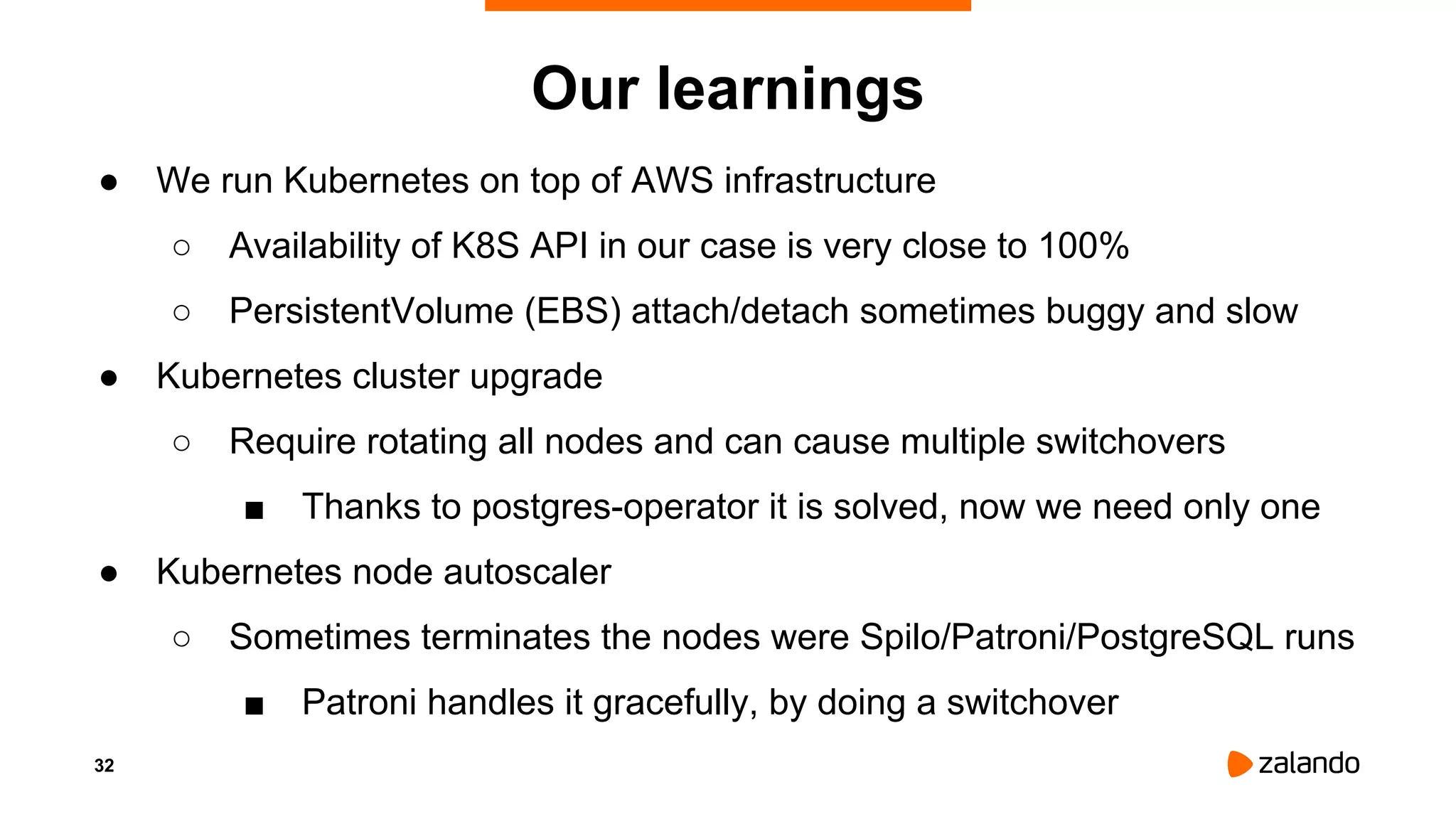 Patroni: Kubernetes-native PostgreSQL companion | PPT
