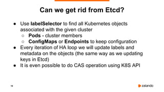 Patroni: Kubernetes-native PostgreSQL companion | PPT