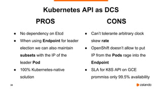 Patroni: Kubernetes-native PostgreSQL companion | PPT