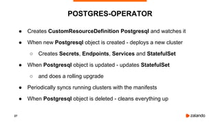 Patroni: Kubernetes-native PostgreSQL companion | PPT