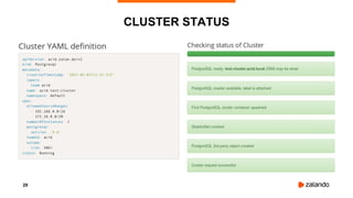 Patroni: Kubernetes-native PostgreSQL companion | PPT