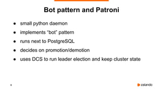 Patroni: Kubernetes-native PostgreSQL companion | PPT