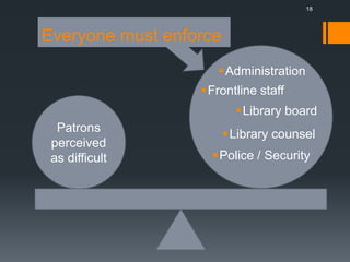 Patron perceived as difficult | PPTX