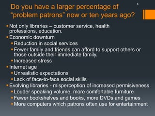 Patron perceived as difficult | PPTX