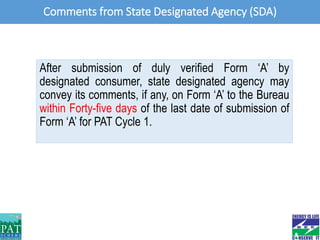Pat rules and obligations of d cs under pat scheme | PPT