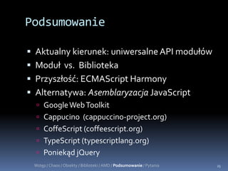 Modularny JavaScript - meet.js | Web Development | Internet