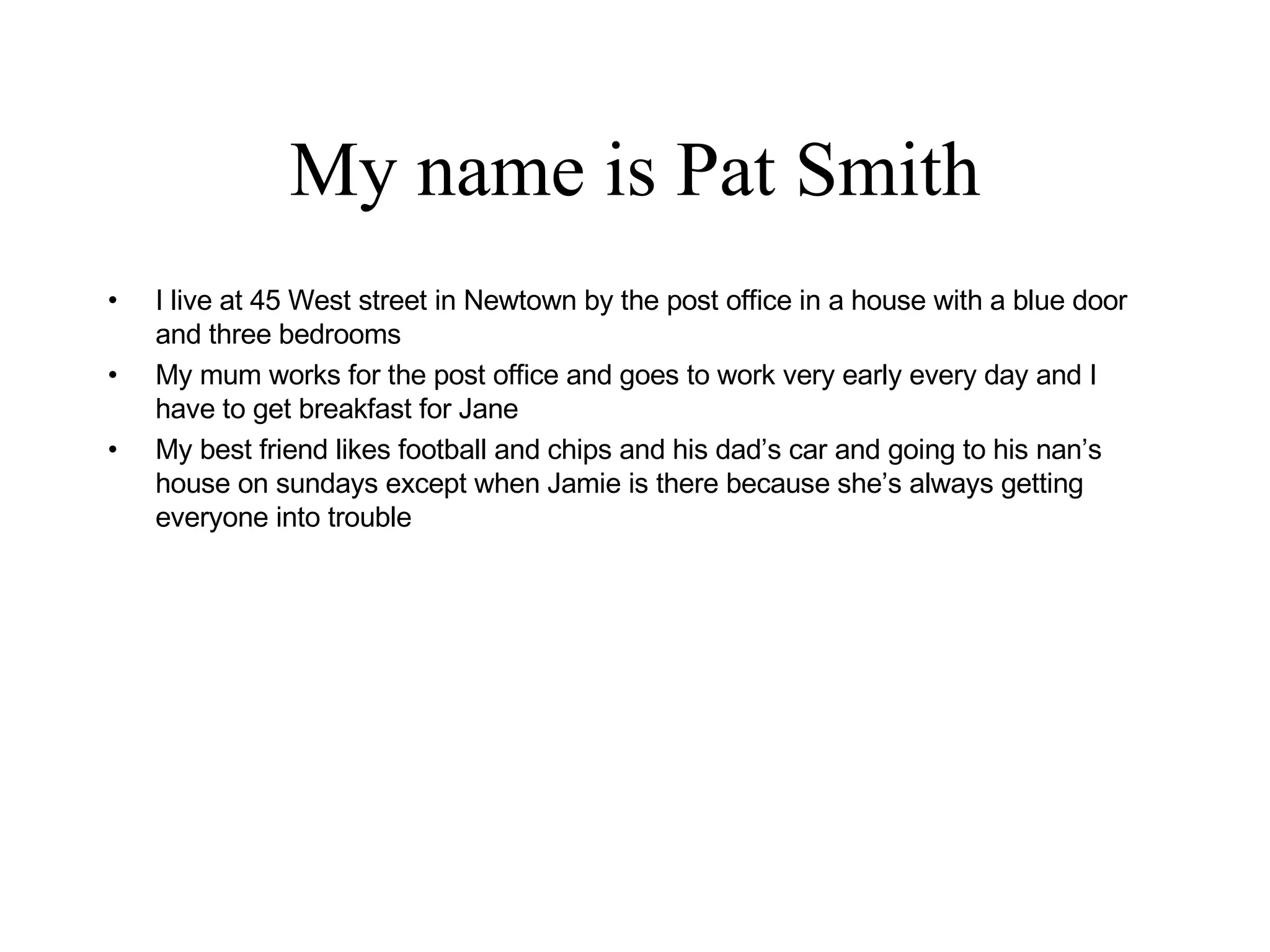 Pats Presentation 1 | PPT