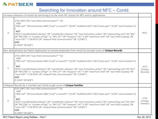 Patent Analysis Report on NFC | PDF