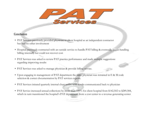 Pat Services Case Study | PPT