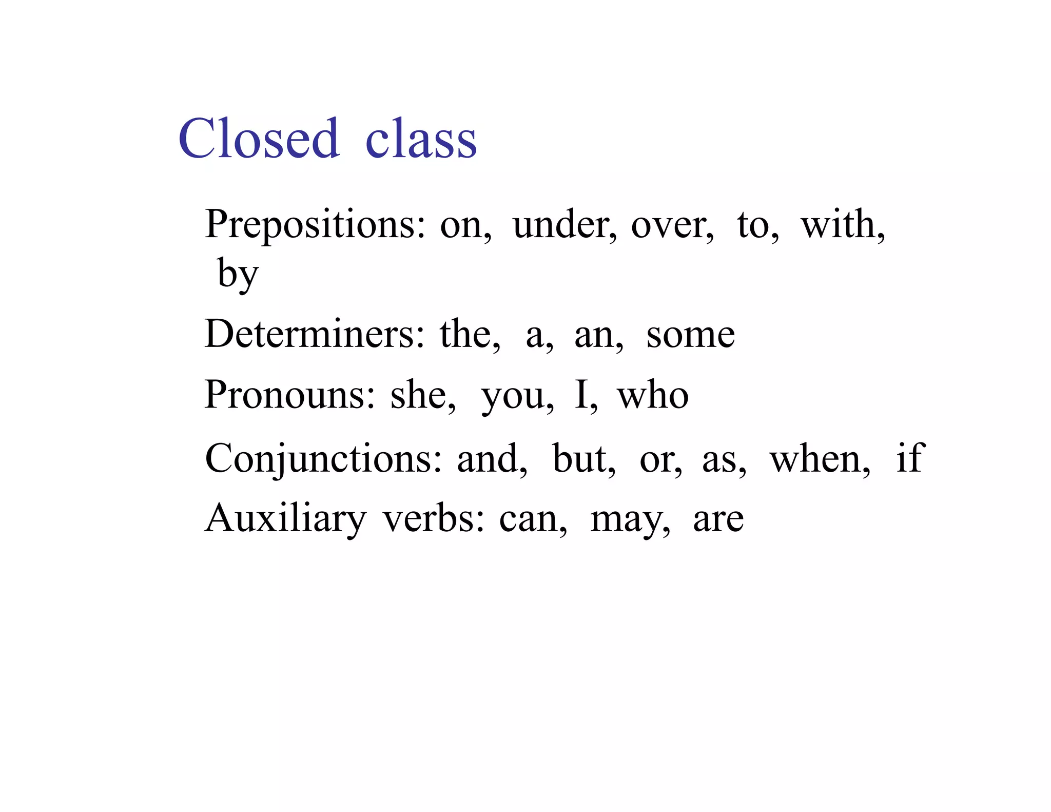 Natural Language processing Parts of speech tagging, its classes, and ...