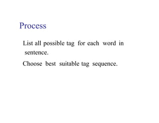 Natural Language processing Parts of speech tagging, its classes, and ...