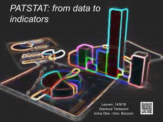 Patstat indicators step by step | PPT | Databases | Computer Software and Applications