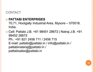 Pattabi enterprises | PPT
