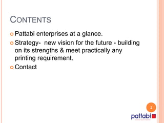 Pattabi enterprises | PPT