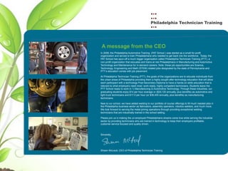 Pattc Prospectus | PDF | Professional School | Postgraduate Education