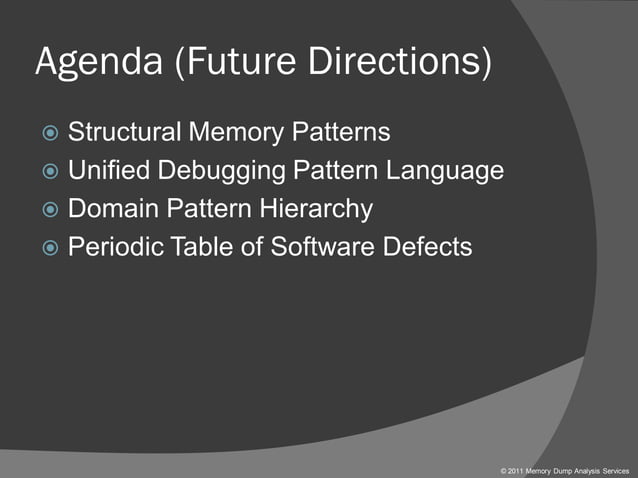 Introduction To Pattern Driven Software Problem Solving Ppt