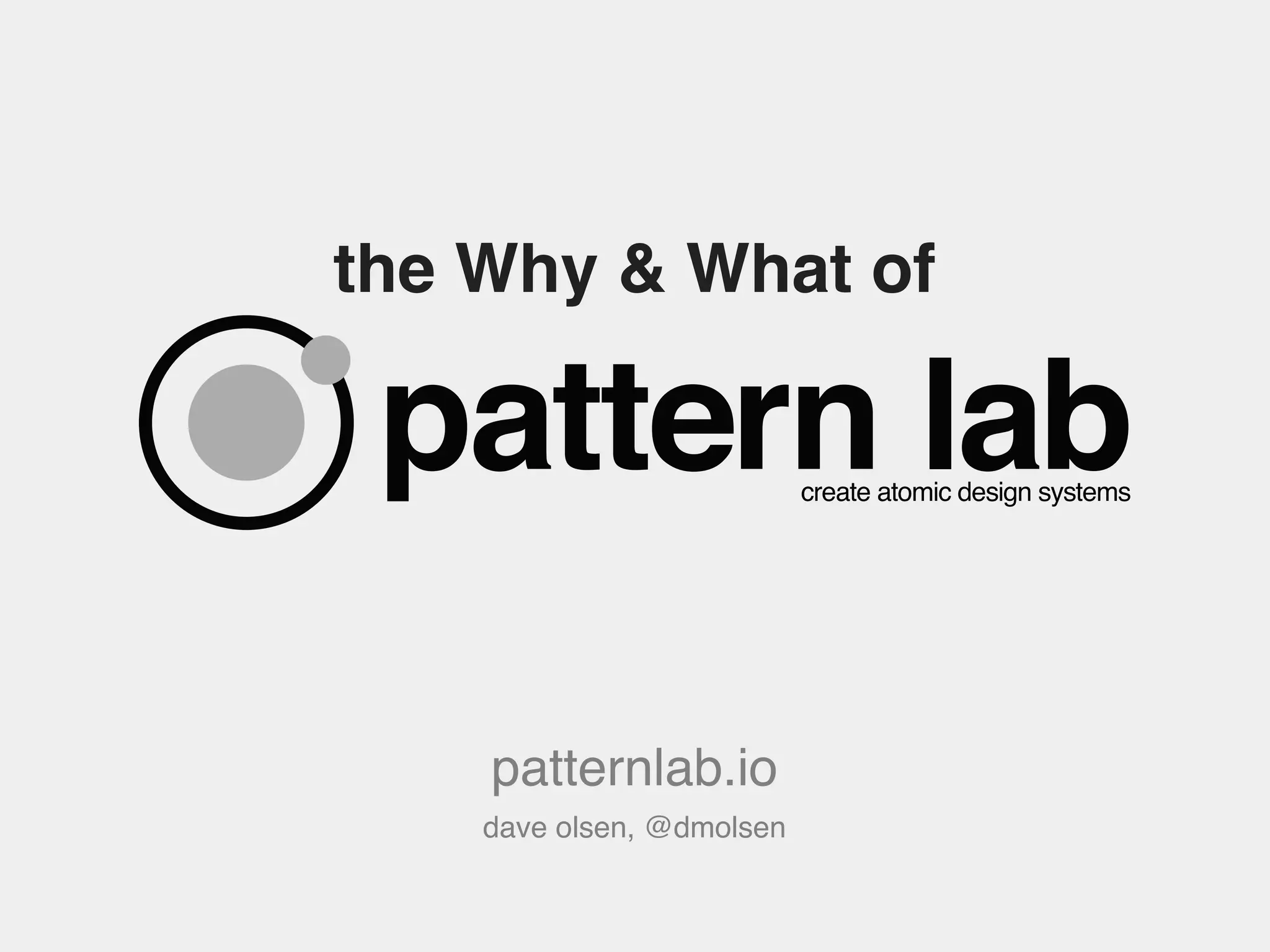 The Why and What of Pattern Lab | PDF