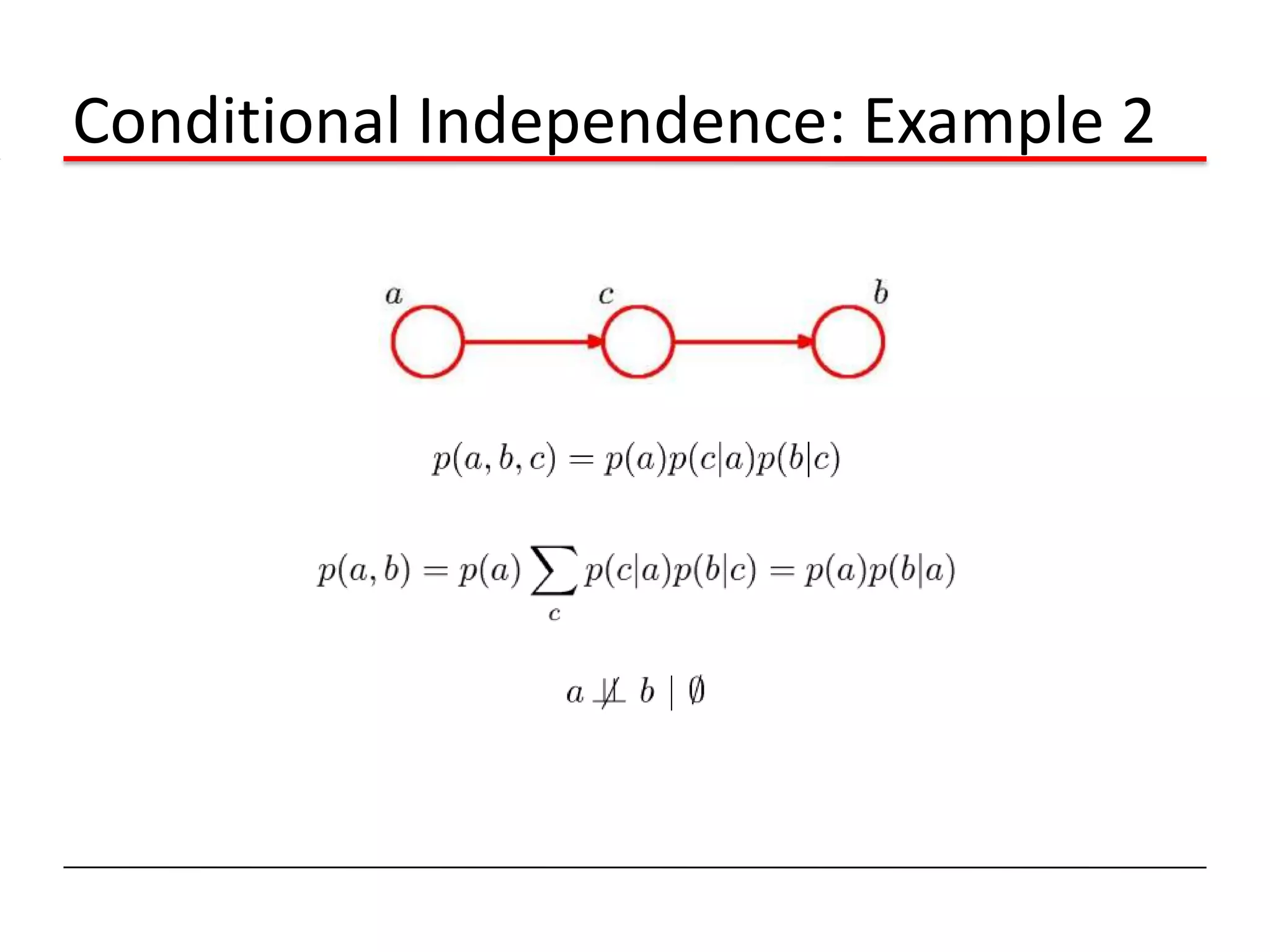 Pattern Recognition and Machine Learning : Graphical Models | PPT