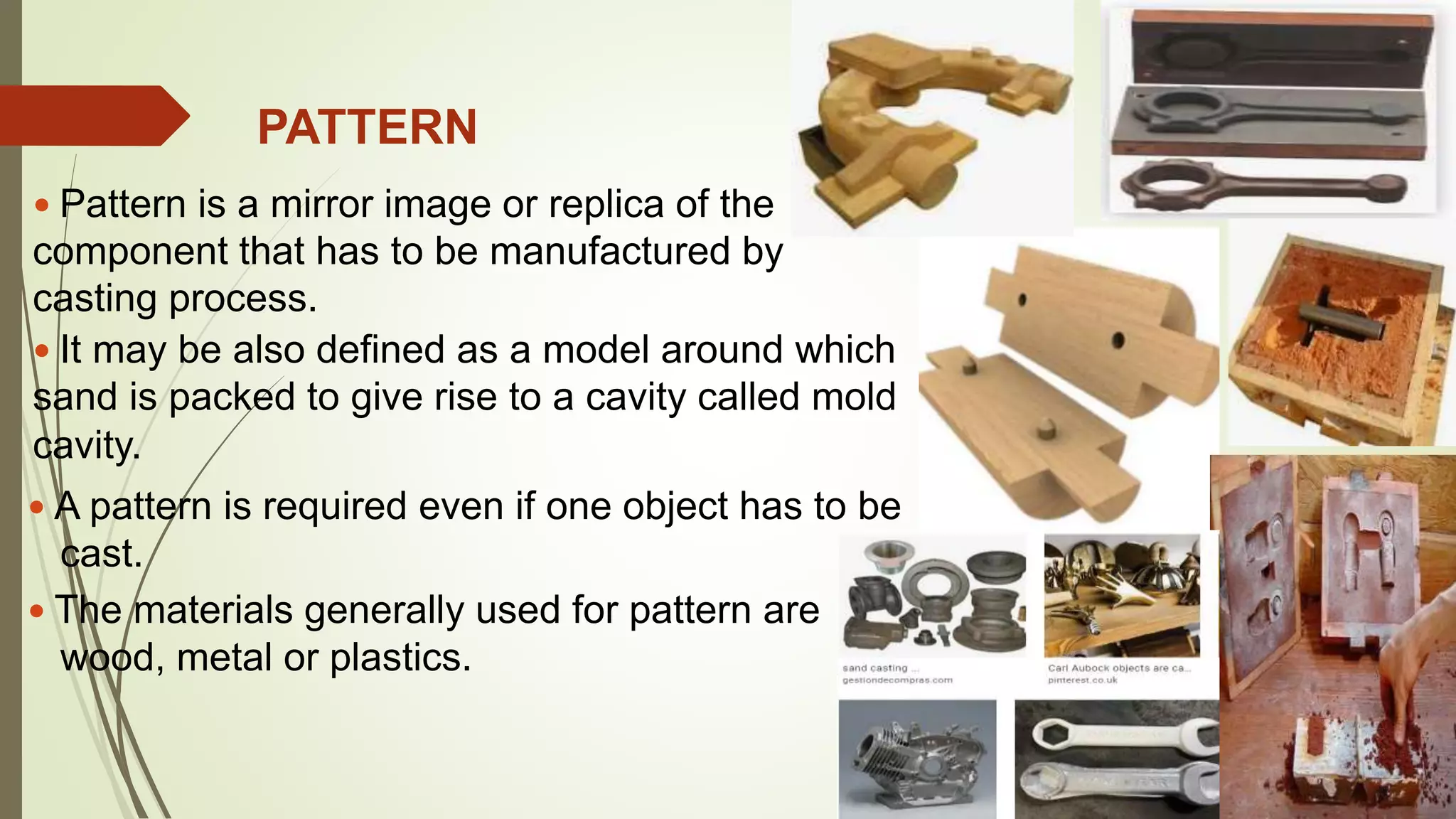 PATTERN ALLOWANCES IN CASTING CLASS: BY POLAYYA CHINTADA | PPTX
