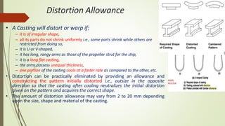 PATTERN ALLOWANCES IN CASTING CLASS: BY POLAYYA CHINTADA | PPTX