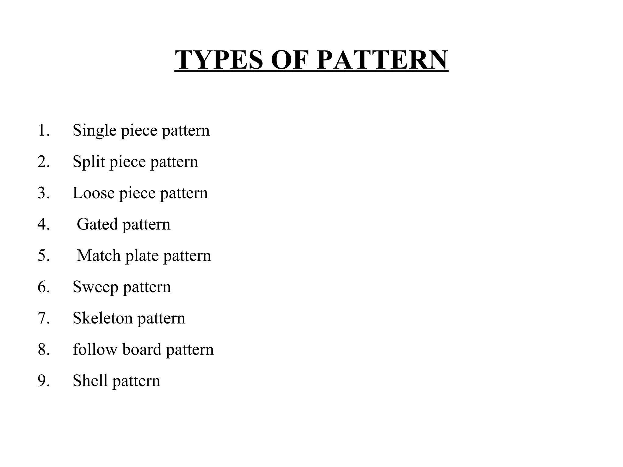 Pattern and their types | PPT