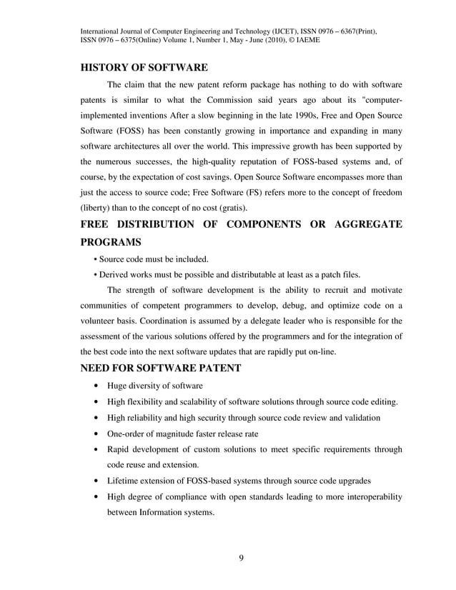 Pattern based software patent | PDF