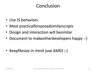 Pattern behaviors | PPT