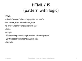 Pattern behaviors | PPT