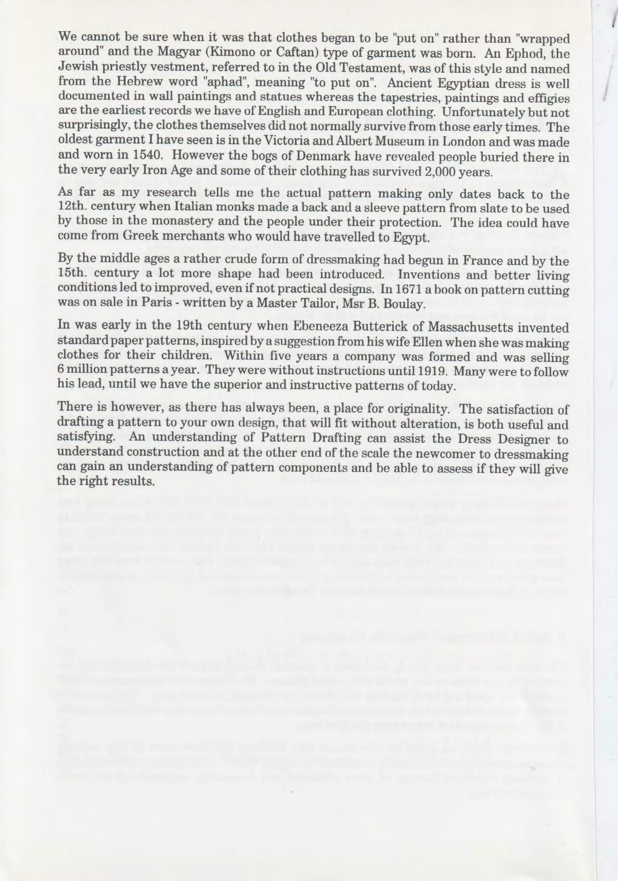 Pattern drafting for dressmaking pamela c. stringer | PDF