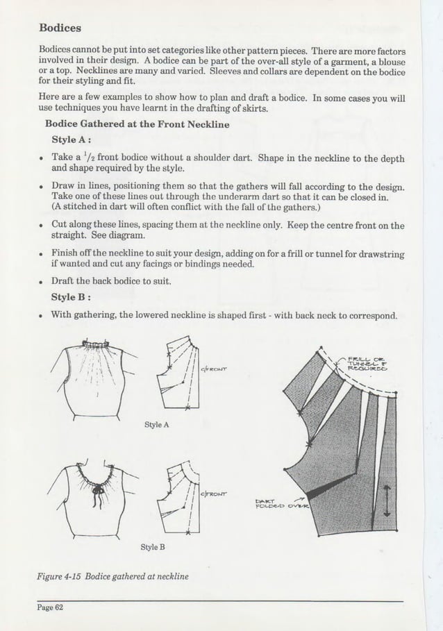 Pattern drafting for dressmaking pamela c. stringer
