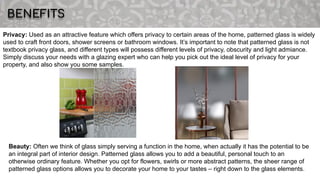 Patterned glass building material details | PDF | Interior Decorating ...