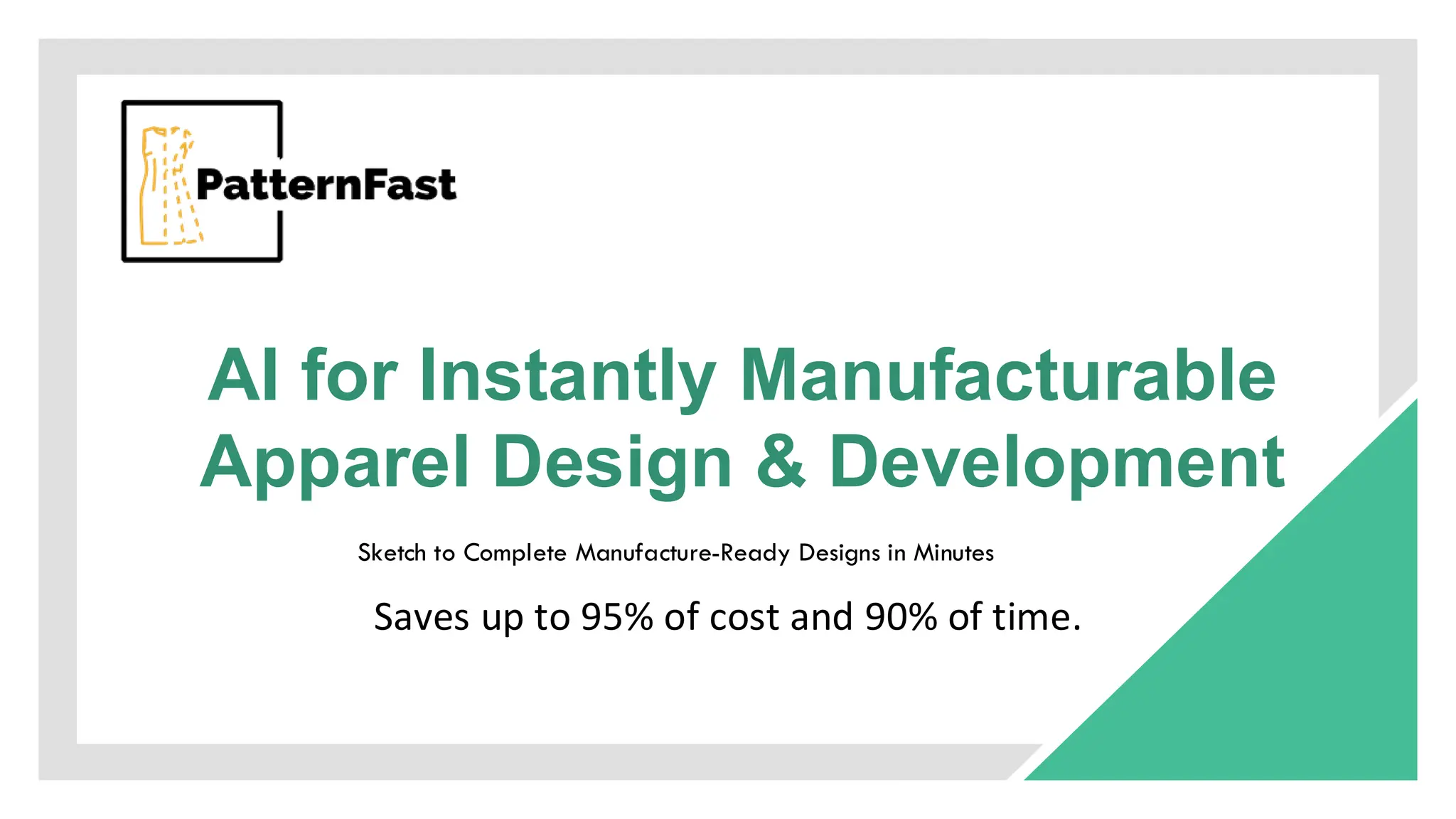 PatternFast AI Product Brochure For Fashion | PDF
